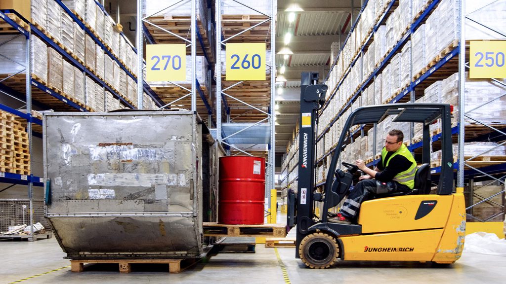 Gabelstapler Training (Flurförderzeuge)